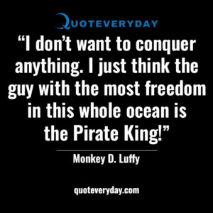14 Monkey D. Luffy Quotes From One Piece - Quoteveryday